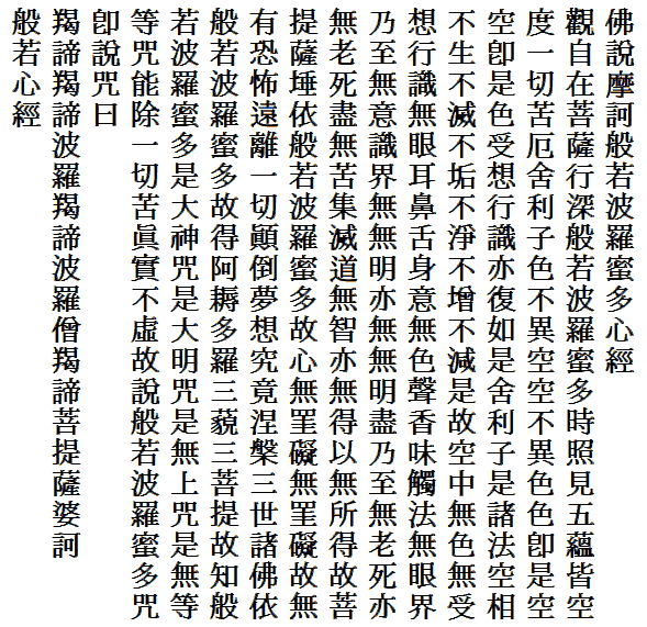 The Heart Sutra – Tom’s Blog